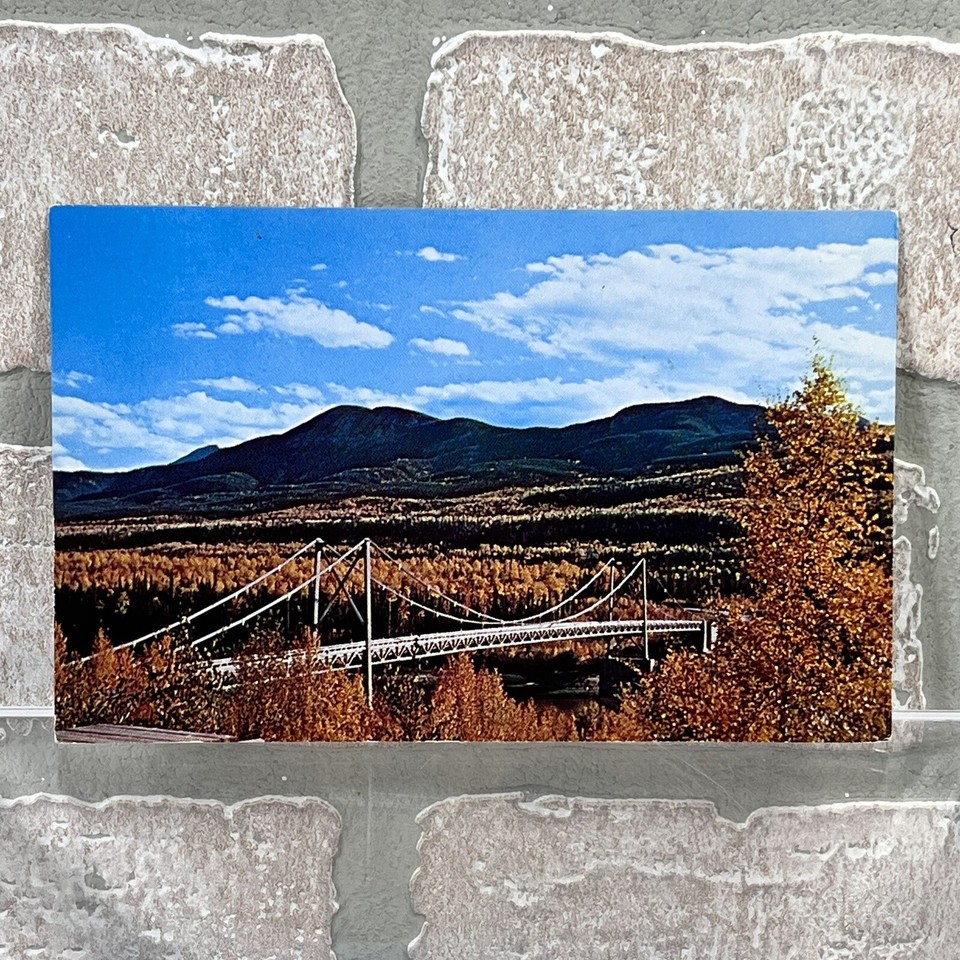 Vintage Laird River Bridge Postcard Alaska Highway British Columbia ...