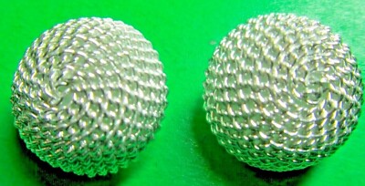 (2) STREAMLINE 7/8" SILVER METAL SHANK BUTTONS NOS (R78) | eBay