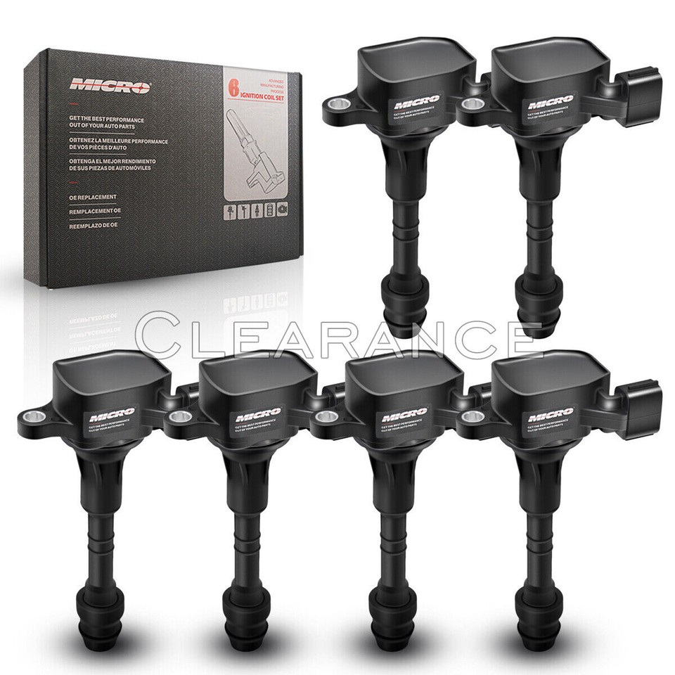 UF349 Ignition Coil & Spark Plug for Nissan Altima Frontier Maxima ...