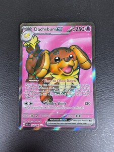 Dachsbun ex 2024 Scarlet & Violet: Stellar Crown #160/142 Ultra Rare ...