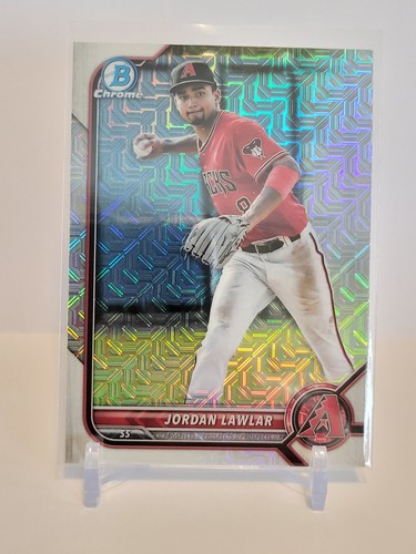 JORDAN LAWLAR 2022 Bowman SP MOJO Refractor Diamondbacks Prospect BCP ...