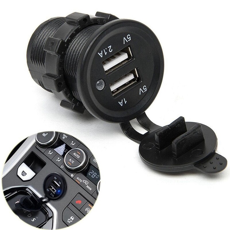 12V Dual Usb Car Lighter Socket Splitter Plug Adapter E7B12958 | eBay