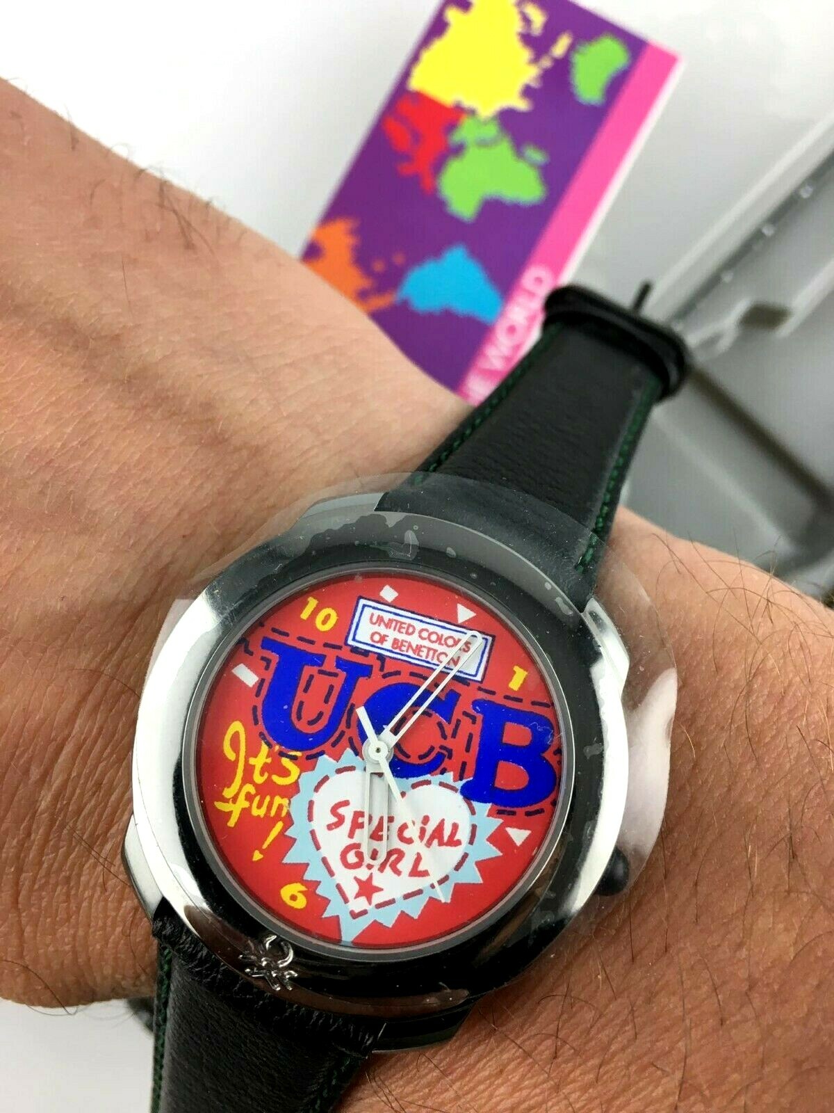 Orologio BENETTON Bulova MOD. DEP WATCH NOS VINTAGE QUARTZ RELOJ | eBay