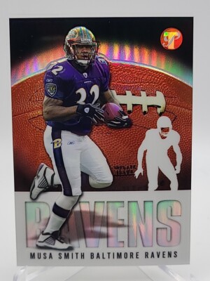 2003 Topps Pristine Refractor Serial #d 0805/1449 Musa Smith #114 ...