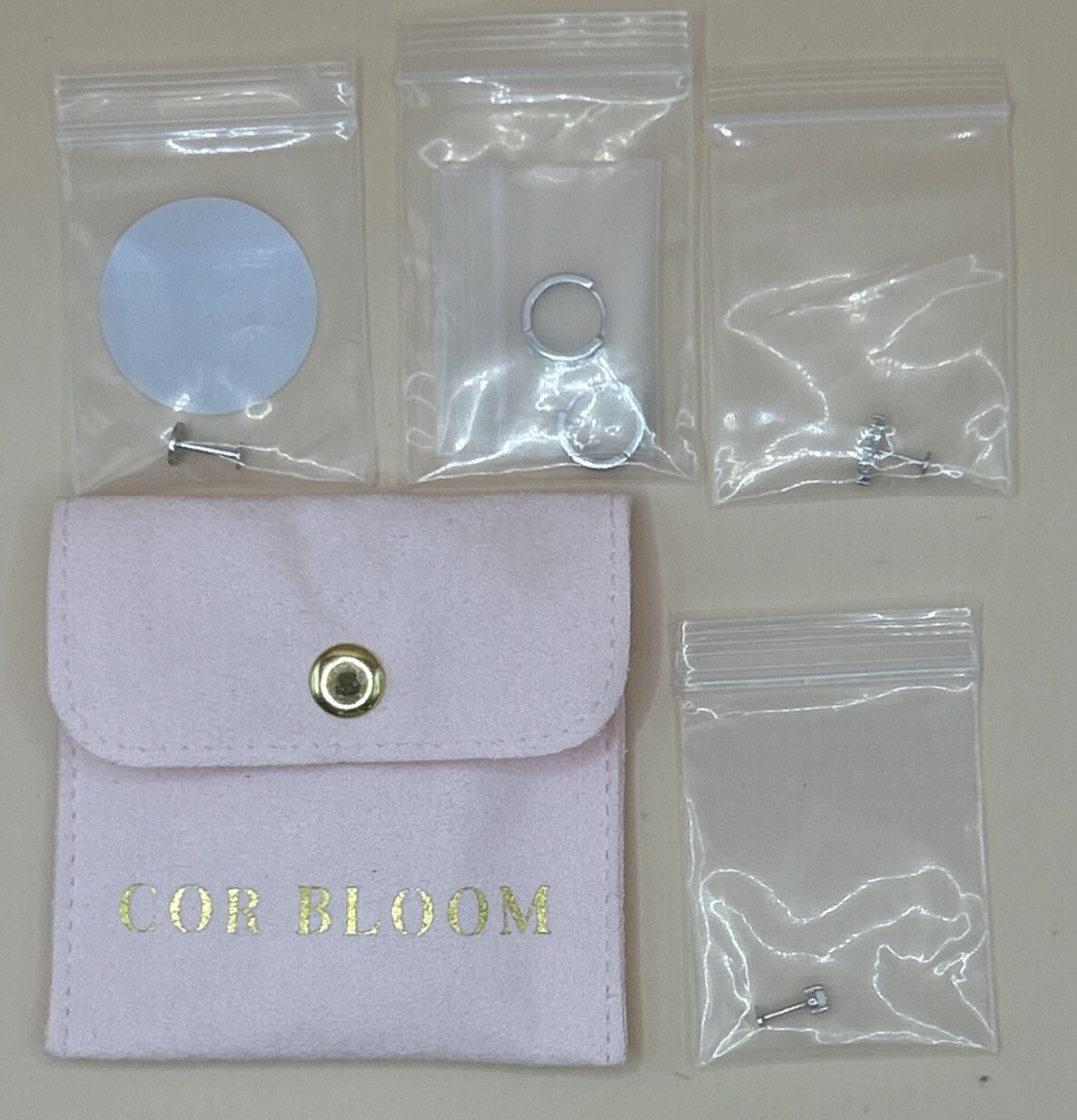 Cor Bloom Jewelry Set Of Piercing Silver Studs New | eBay