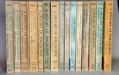 RARE SET A HISTORY OF PHILOSOPHY - Frederick Copleston, S.J. Vol. 1-8 ...