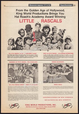 THE LITTLE RASCALS - Original 1980 Trade AD / poster _ Inserts _ Rascal ...