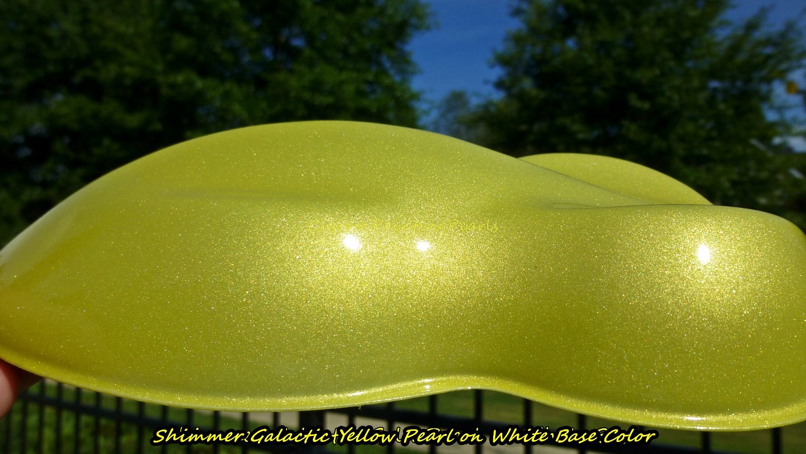 Shimmer Galactic Yellow Pearl Pigment Automotive Lacquer Urethane PPG ...