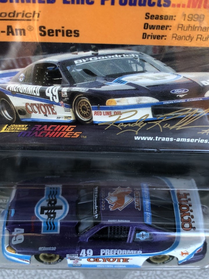 Johnny Lightning Racing Machines Mustang #49 Randy Ruhlman Diecast Toy ...