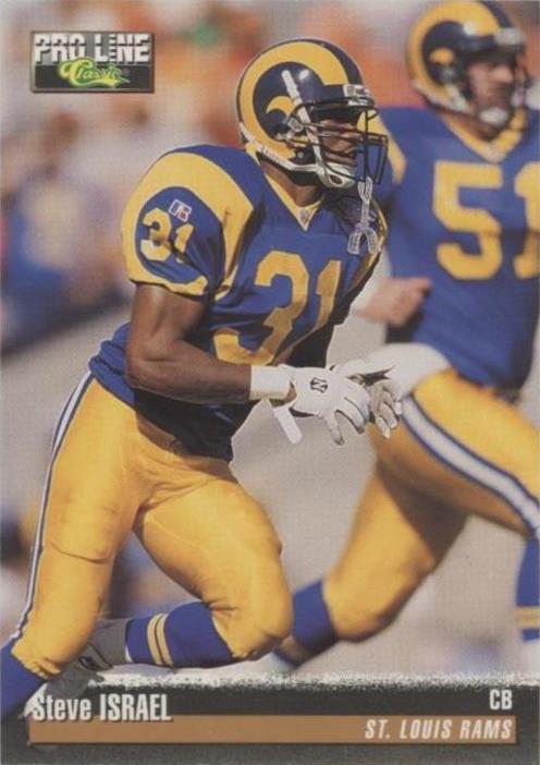 1995 Classic Pro Line - Steve Israel #114 for sale online | eBay