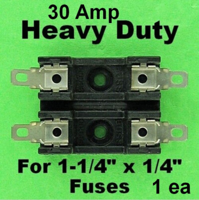 Buss Double Fuse Holder Block 30A 300V AC DC V Volt Dual 30 A Amp Car ...