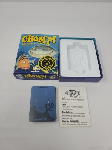 Chomp! Gamewright Card Game COMPLETE Fast Furious Food Chain BEST TOY ...