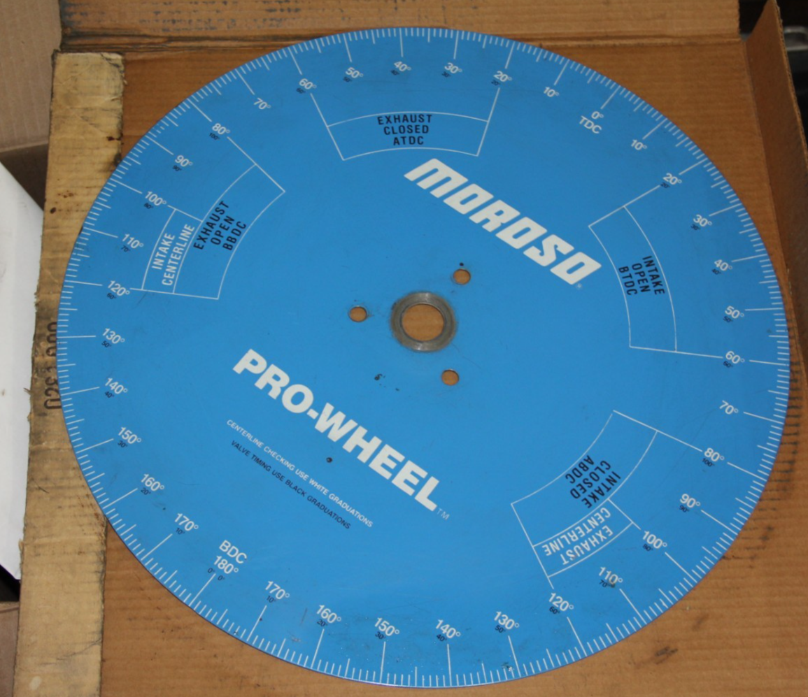 Moroso 62191 - 18" Camshaft Degree Wheel BLUE | eBay