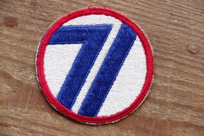 Original WW2 wwii US Army 71st Infantry Division Patch | eBay
