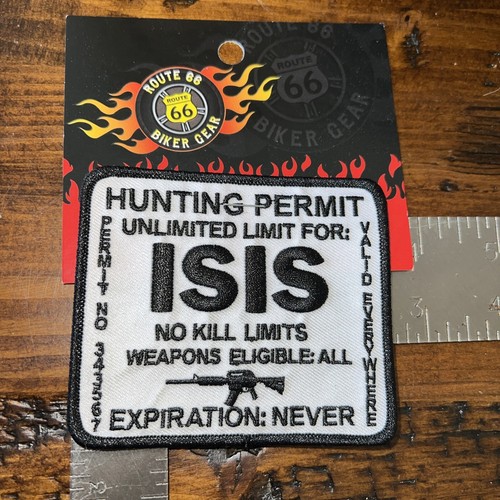 Hunting Permit, Unlimited For Isis: No Kill Limits, Expiration: Never 3” Patch | eBay