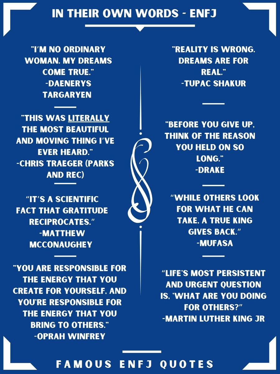 Enfj Personality Posters