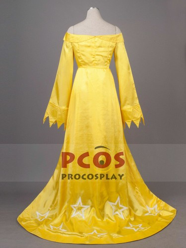 Light Yellow Super Mario Galaxy Wii U Rosalina & Luma Cosplay Costume ...