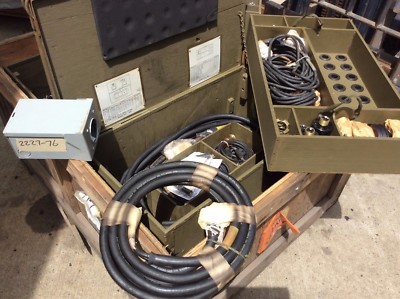 ONE GENERAL ILLUMINATION MILITARY LIGHT SET COMPLETE COVERS LARGE AREA ...