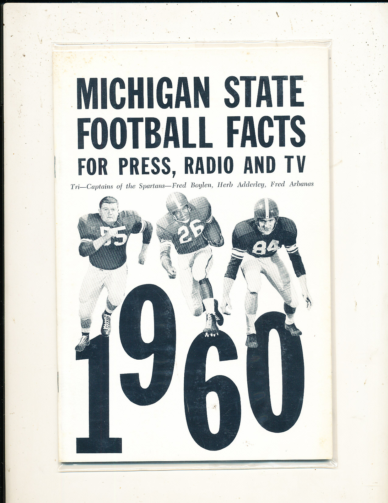 1960 Michigan State Football Press Media Guide bx102 | eBay