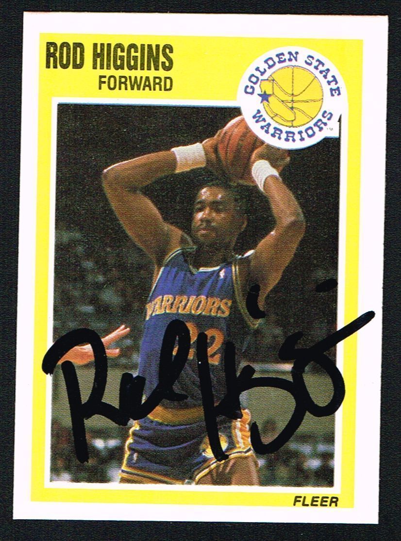 Rod Higgins #54 signed autograph auto 1989-90 Fleer Basketball Trading ...
