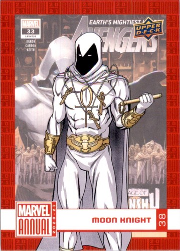 2020 Upper Deck Marvel Annual MOON KNIGHT --- #38 | eBay
