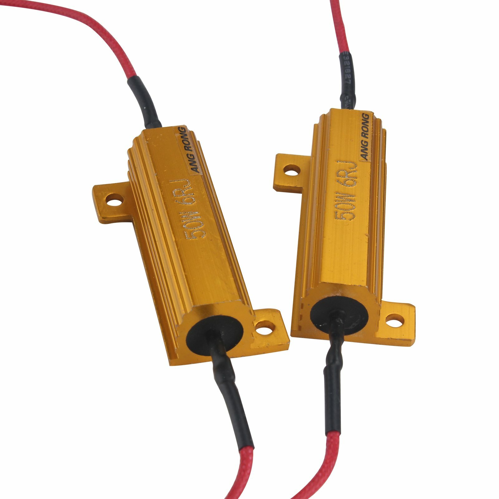 2pcs LED Load Resistors Canbus Stop H1 H3 H4 H7 H8 H11 H15 Flickering ...