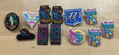 Lot of 12 Kentucky Derby pins 1989-2005 | eBay