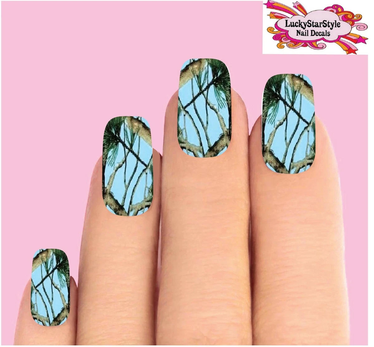 Mossy Oak Camo Acrylic Nails