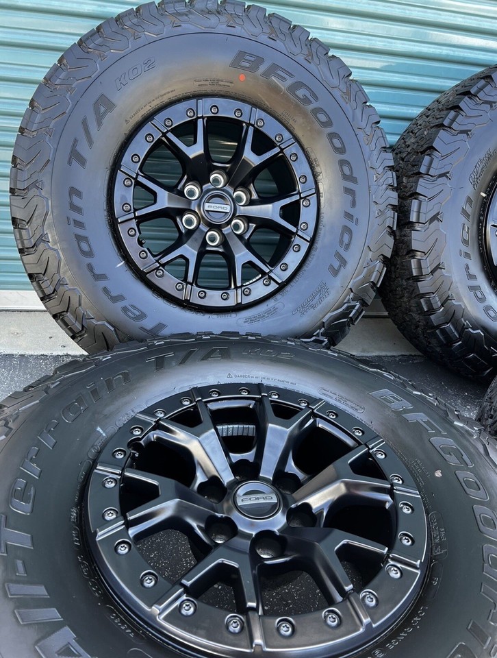 2023 Ford Raptor R F-150 F150 Black Beadlock Wheels Rims Tires PP OEM ...