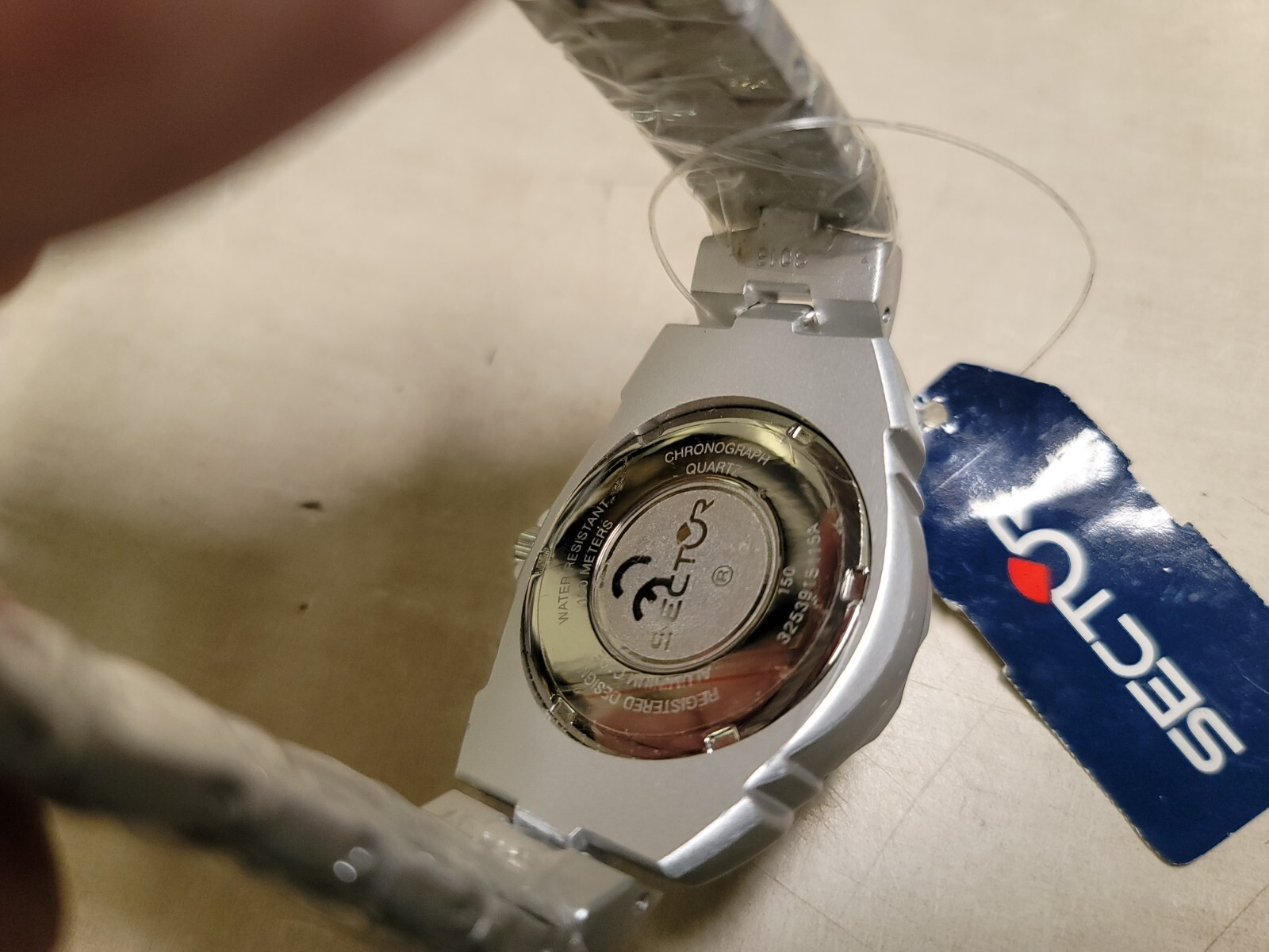 Sector Expander 308 Chronograph Silver Dial Quartz Mens Watch ...