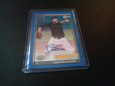 2021 TOPPS PRO DEBUT Daxton Fulton 84/150 Blue Parallel Certified ...
