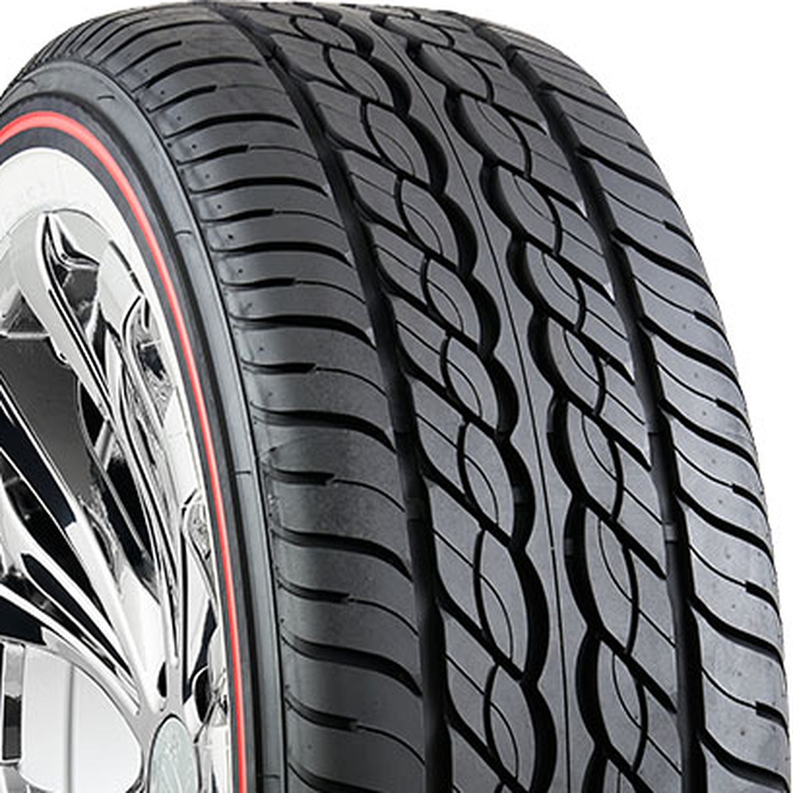 1 Vogue Red Stripe Custom Built Radial Xiii Sct - 235x55r17 Tires 235 ...