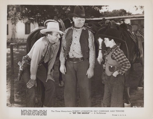 Hollywood Ray Corrigan + Sammy McKim + Max Terhune in Hit the Saddle Photo 853 | eBay
