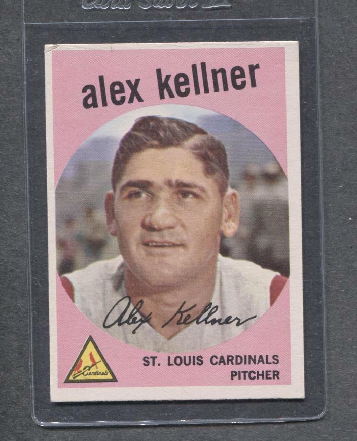 1959 Topps #101 Alex Kellner (Cardinals) Ex+ | eBay
