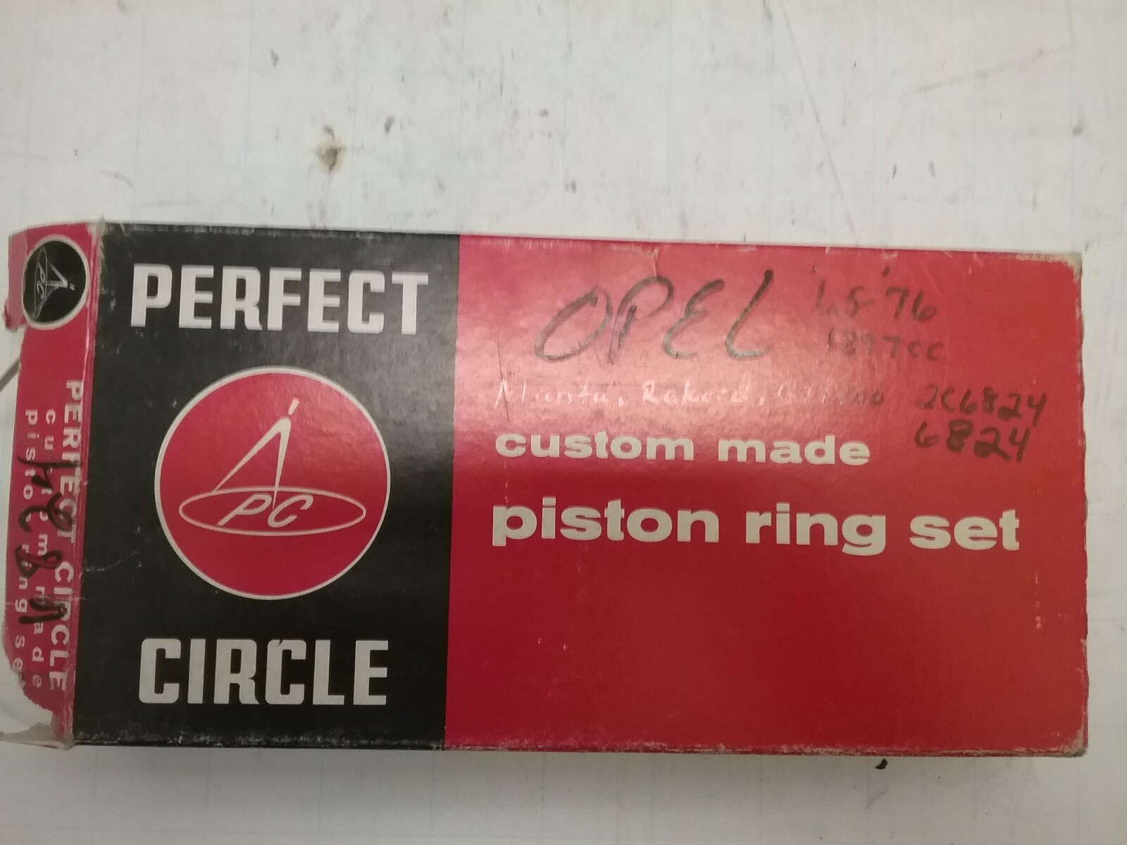Opel Piston Ring Set Manta, Rekord, GT1900, 1965-1976 Part#: 52283STD ...