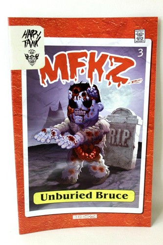 MFKZ #3 Unburied Bruce Garbage Pail Kids Homage Variant 2021 Behemoth ...