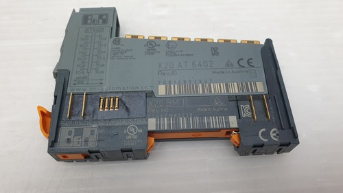 B&R X20 AT 6402 Analog Input Module, Rev. I0 with X20 BM 11 Base Module ...