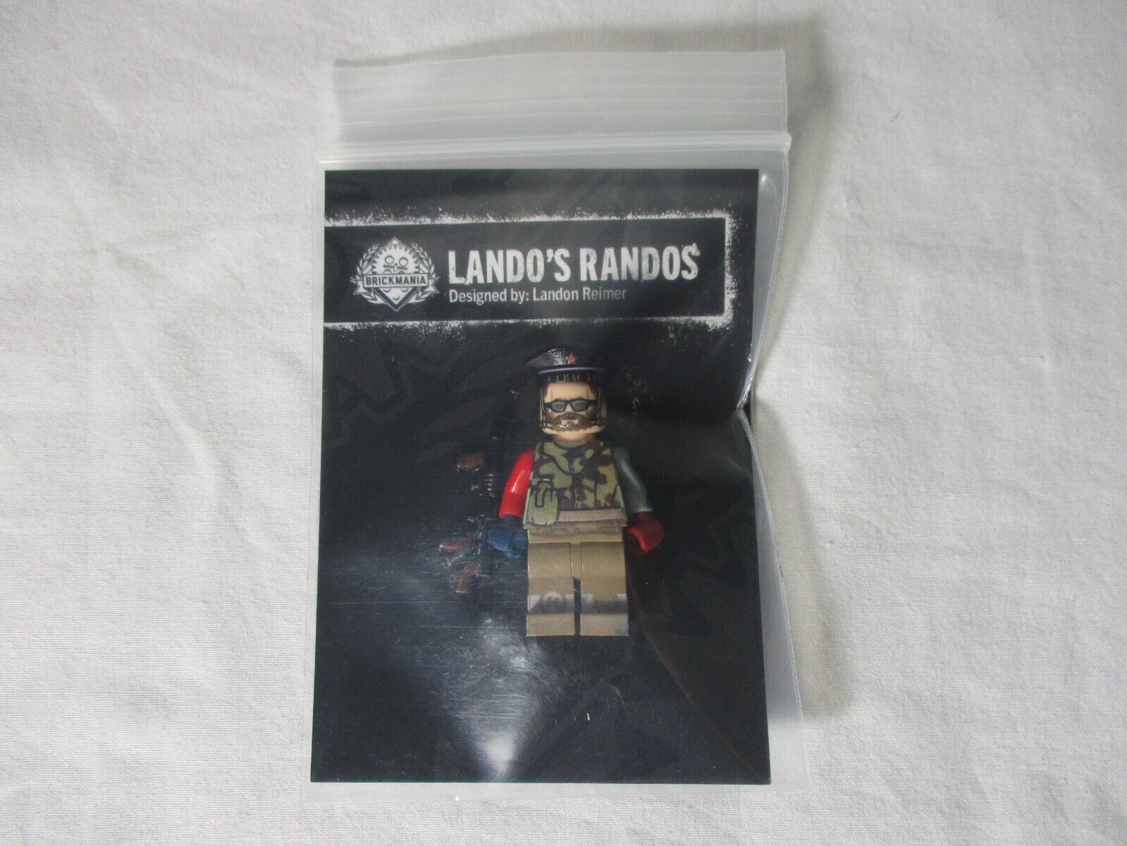 Brickmania Landos Randos Minifigure Custom Military Minifig Gun ...