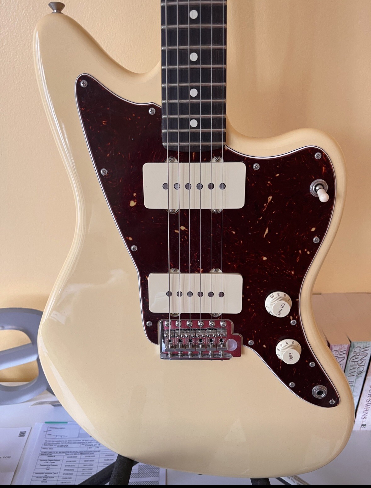 Fender American Performer Jazzmaster PLAYED ONCE Electric W/stand & Bag ...