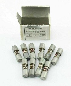 10 English Electric Aircraft Cartridge Fuse Links AS 2.5A C.8417/144 ...