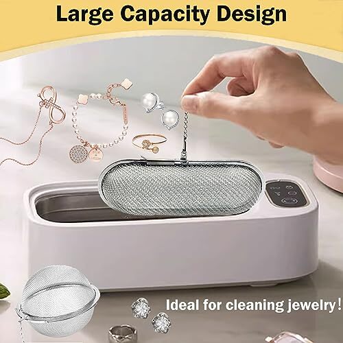 2pcs Ultrasonic Cleaner Baskets Fine Mesh Stainless Steel Parts ...