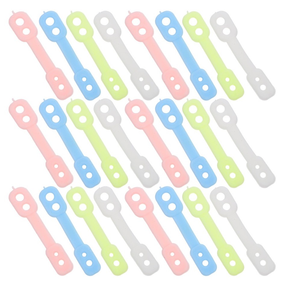 100 Pcs Clothes Drying Buckle Clothesline Hanger Lock Anti-slip Fixing ...