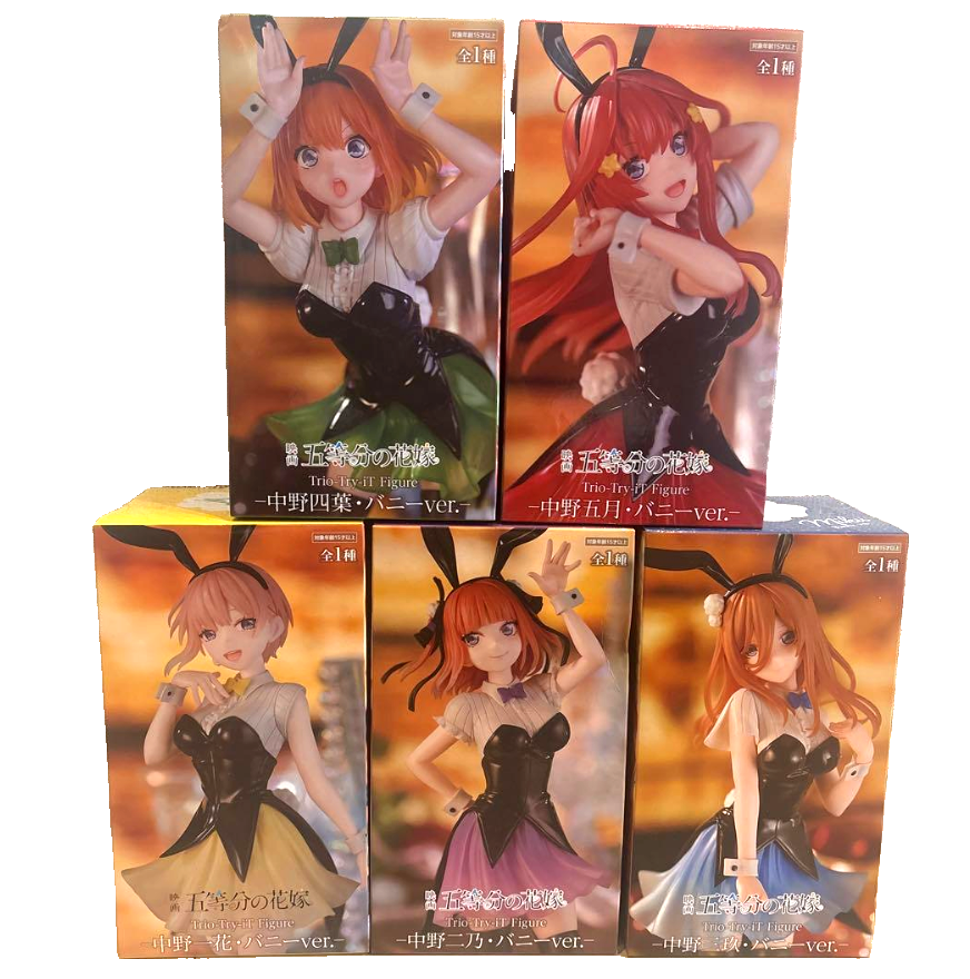 The Quintessential Quintuplets Color Bunny Ver. Trio-Try-iT Figure Full ...