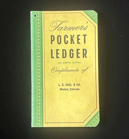 2 Vtg Farmer's Notebooks 1957 John Deere Pocket Ledger & Livestock ...