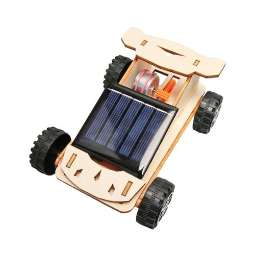 Science Project Set Wooden Solar Race Car For Kids Hands On Learning ...
