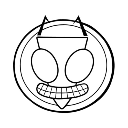 Invader Zim Logo - Vinyl Decal Bumper Sticker Window Decal Computer ...