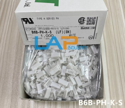 1000pcs/box New Connector B6B-PH-K-S (LF)(SN) Connector Header 6Pin 2.0mm pitch | eBay