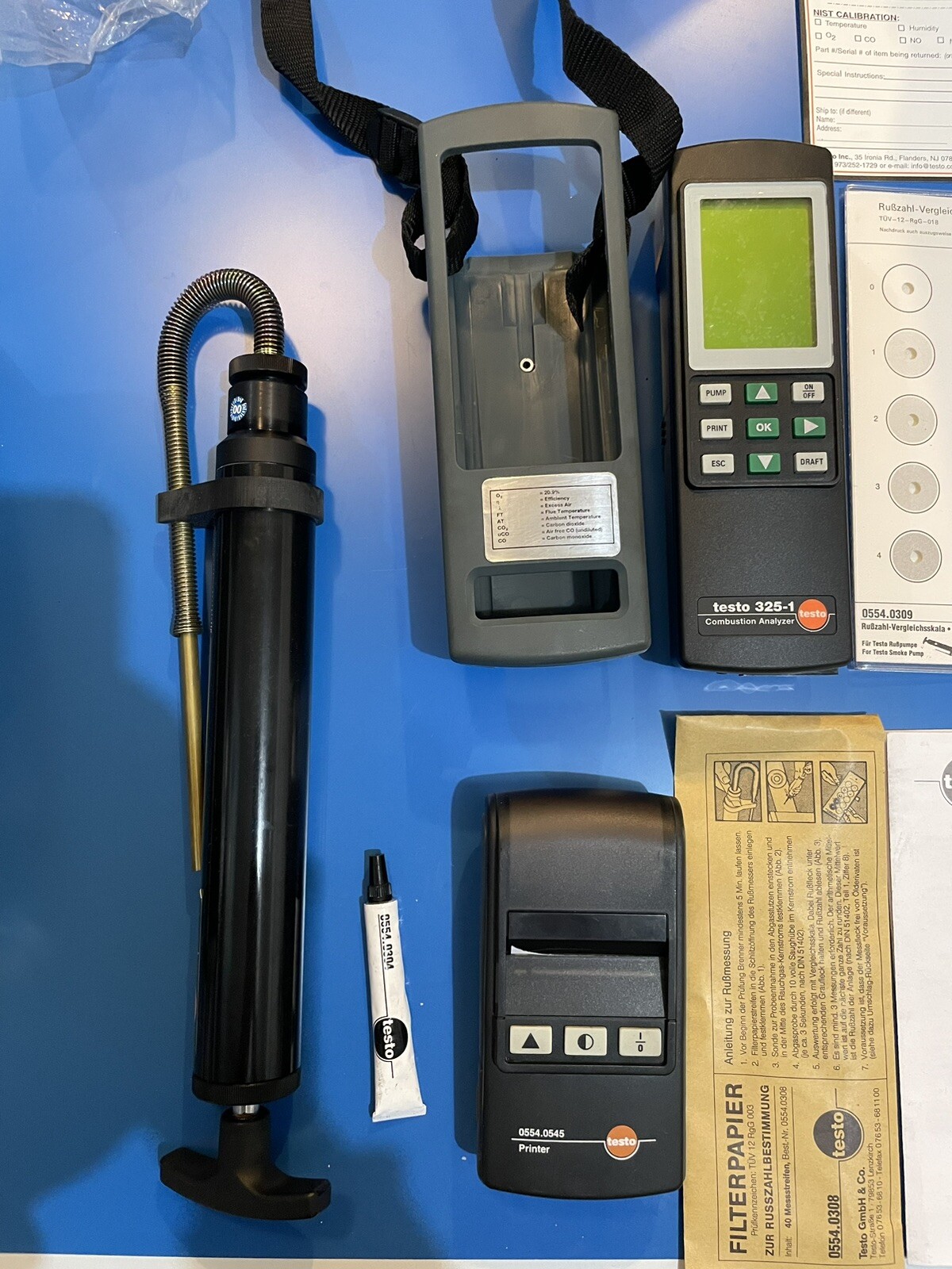 Testo 325-1 Combustion Analyzer | eBay