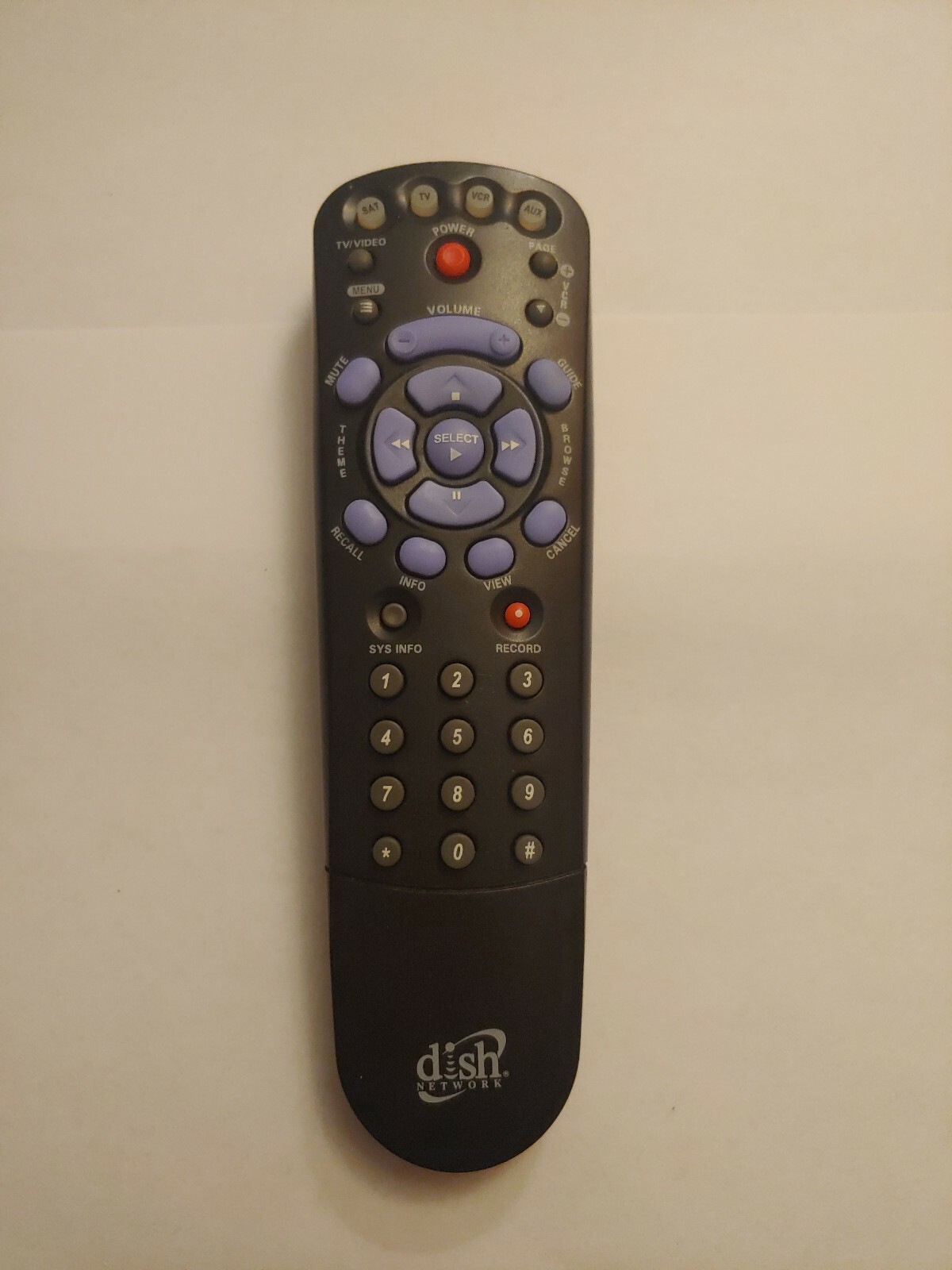 Original Dish Network Bell ExpressVU 1.5 IR 113268 Blue Button Remote ...