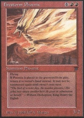 [1x] Firestorm Phoenix Slight Play, English Legends MTG Magic | eBay